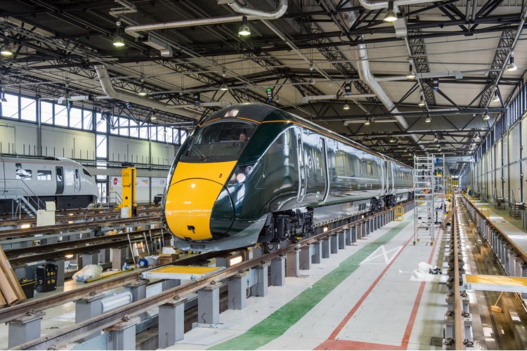 EXCLUSIVE: GWR Class 800 inside North Pole