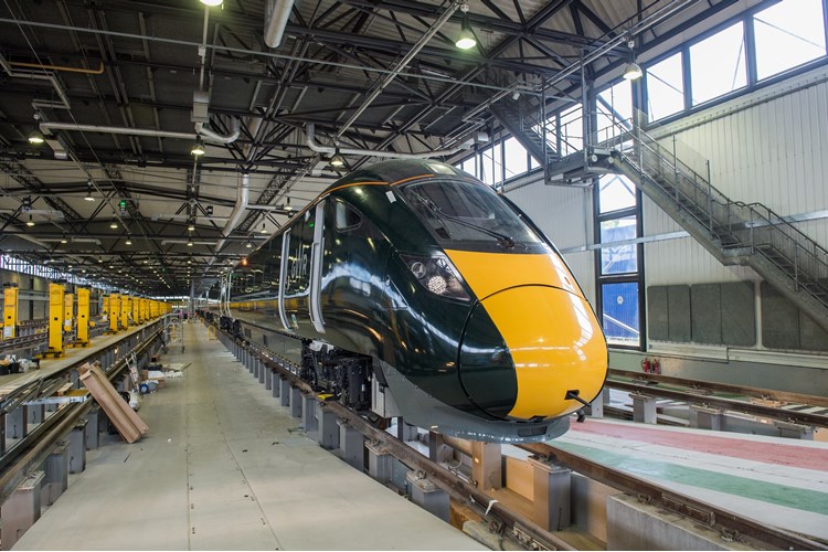 EXCLUSIVE: GWR Class 800 inside North Pole