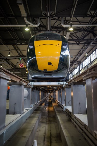 EXCLUSIVE: GWR Class 800 inside North Pole