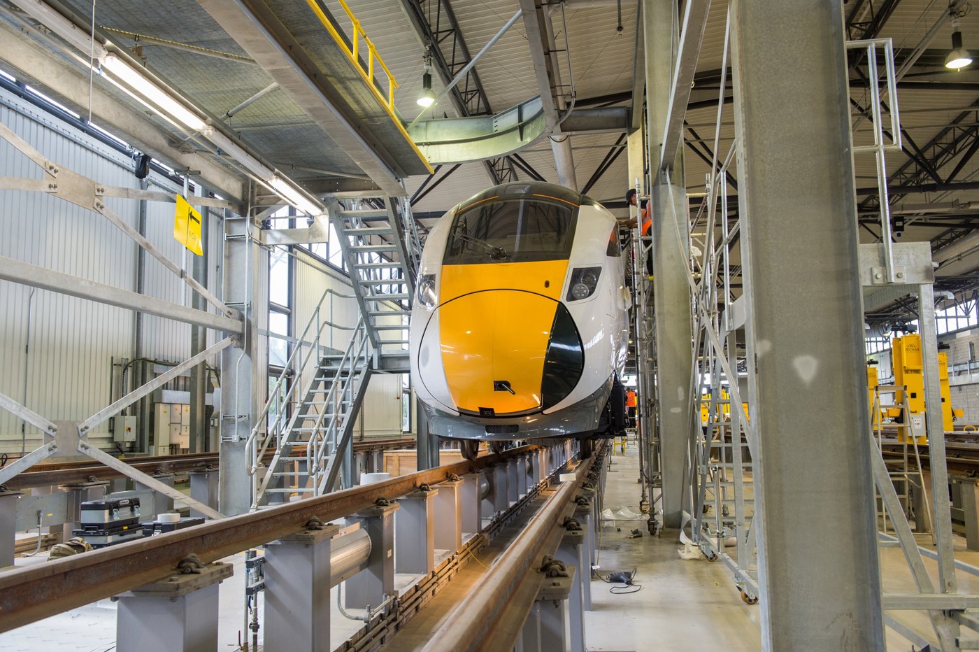 EXCLUSIVE: GWR Class 800 inside North Pole | Galleries