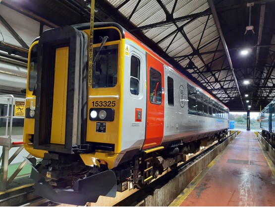PICTURES: Fully-accessible Class 153 in traffic with Transport for ...