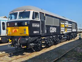 GB Railfreight Class 69 painted to promotes men’s mental health charity ...
