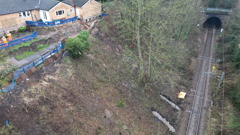 Baildon landslip: line ‘could re-open mid-March’ (gallery) | Infrastructure