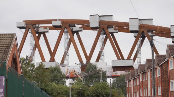 Vital HS2 bridge that will take trains into Birmingham slipped into ...