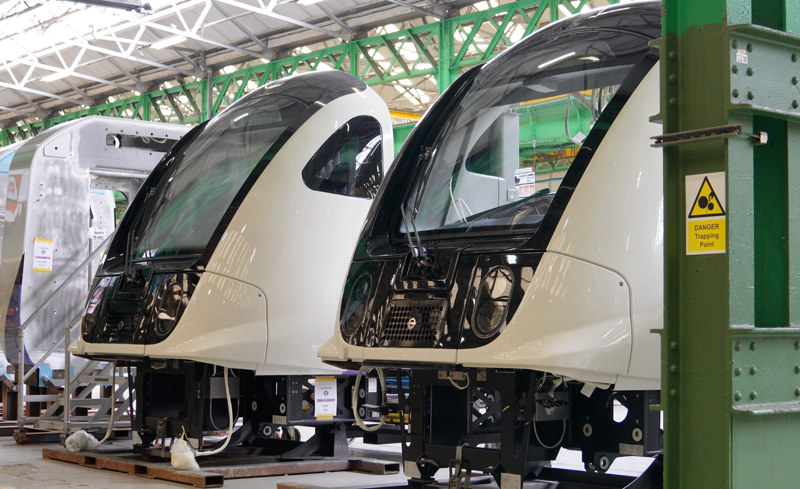 Testing of first additional Elizabeth line train begins | Elizabeth Line