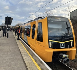 First Class 555 EMU enters service on Tyne and Wear Metro | Tyne and ...