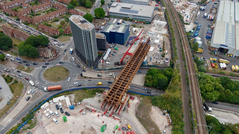 Vital HS2 bridge that will take trains into Birmingham slipped into ...