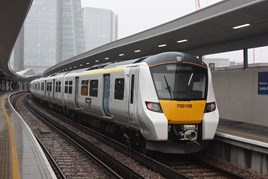 Brand new Class 700s enter traffic with Thameslink