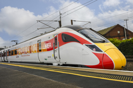 LNER Azuma unit given unique livery to celebrate Railway 200 | LNER