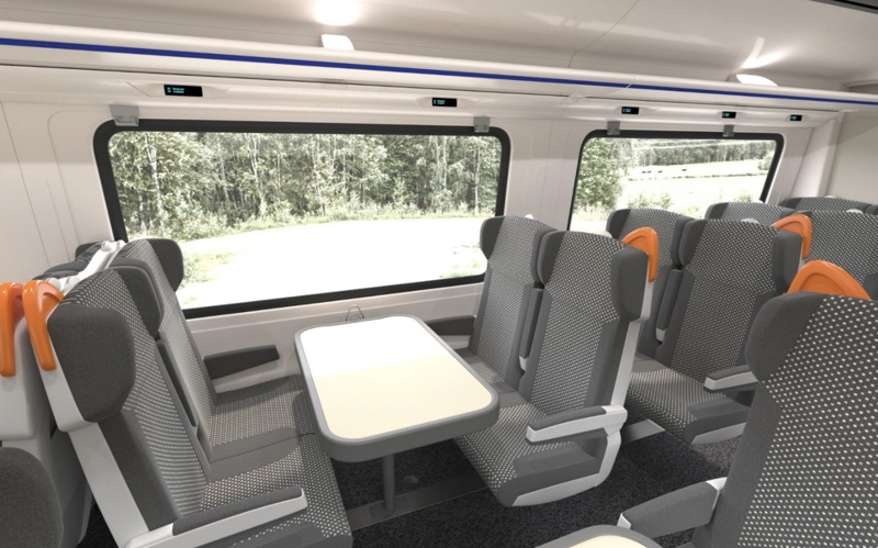 How interiors of refurbished Lumo Class 222s will look | Lumo