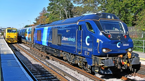First Class 68 gains new Chiltern Railways livery after maintenance ...