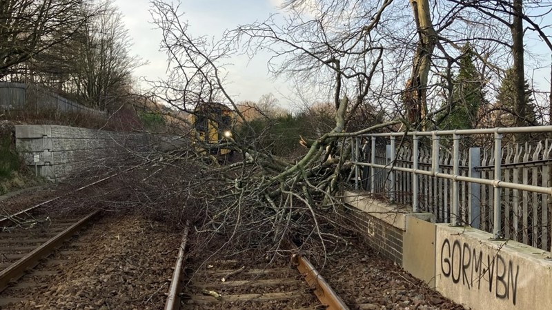 Network Rail counts the cost of last night's storm (gallery) | Scotland