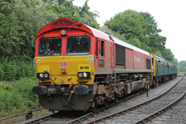 DB Cargo Class 66 recovered for repairs after months out of traffic ...