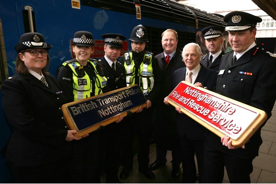 EMT train naming honours firefighters and BTP officers | Rail magazine