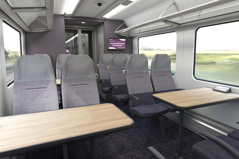 EMR reveal Class 360 refurb concepts | East Midlands Railway