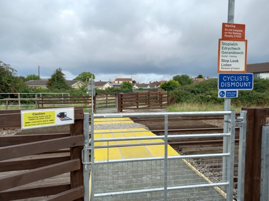 Updated plans released for North Wales Main Line level crossing ...