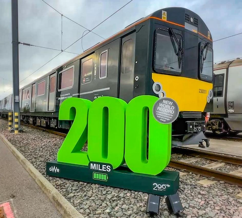 Great Western Railway battery train breaks single charge distance world ...