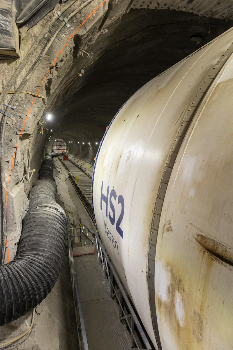 Final HS2 tunnel boring machine begins work at Old Oak Common | HS2