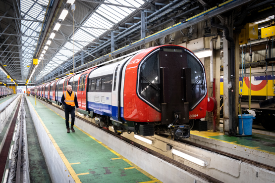 TfL cleans graffiti off new Piccadilly Line train ahead of testing ...